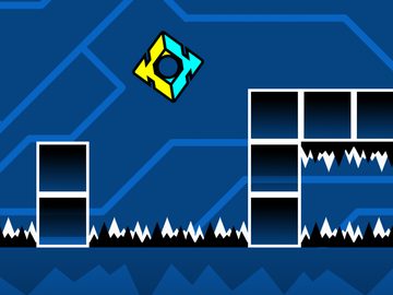 Play Geometry Jump - free on Bubblebox.com